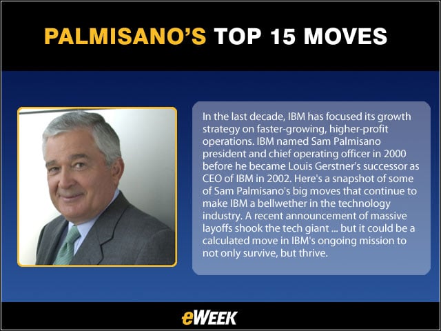 Palmisano's Top 15 Moves to Keep IBM Growing - IT Infrastructure - News ...