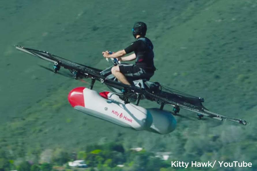 Kitty Hawk Flyer Takes Flight in Flying Car Demonstration