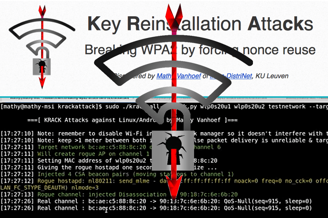 KRACK Vulnerabilities in WPA2 Expose WiFi Users to Security Risk