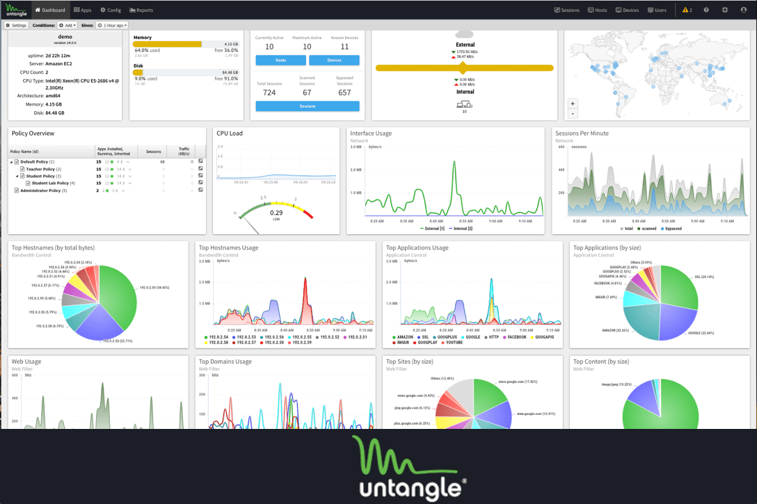 Untangle NG Firewall 14.0 Updates Linux-Based Network Security