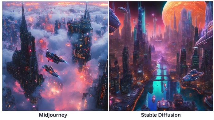 Midjourney vs Stable Diffusion: 2024's Creative Clash