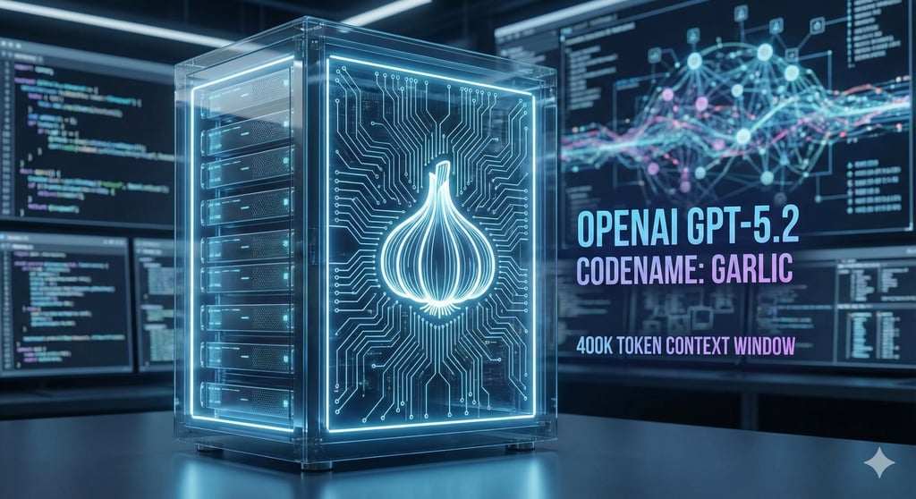 OpenAI Launches GPT-5.2 ‘Garlic’ with 400K Context Window for ...