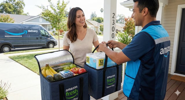Amazon Expands Same-Day Fresh Grocery Delivery to 2,300 US Cities