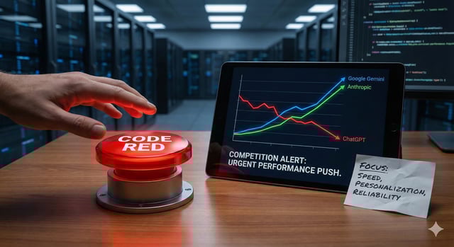 OpenAI Hits the Panic Button as Sam Altman Declares ‘Code Red’